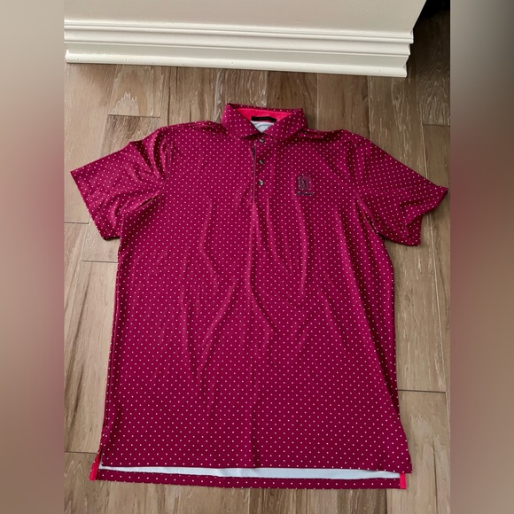 Greyson | Shirts | Greyson Wolf Logo All Over Golf Tennis Polo Shirt ...